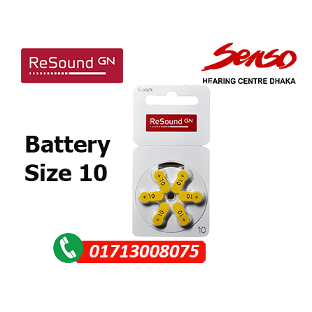 Resound hearing aid battery 10 size price in Bangladesh | Senso Hearing ...